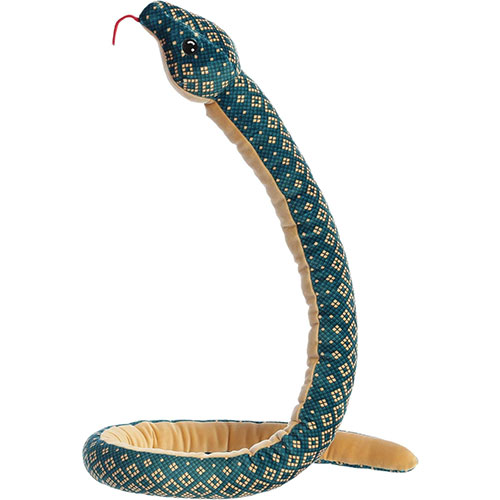 Aurora World Plush - Kusheez - COPPER DIAMOND SNAKE (51 inch ...