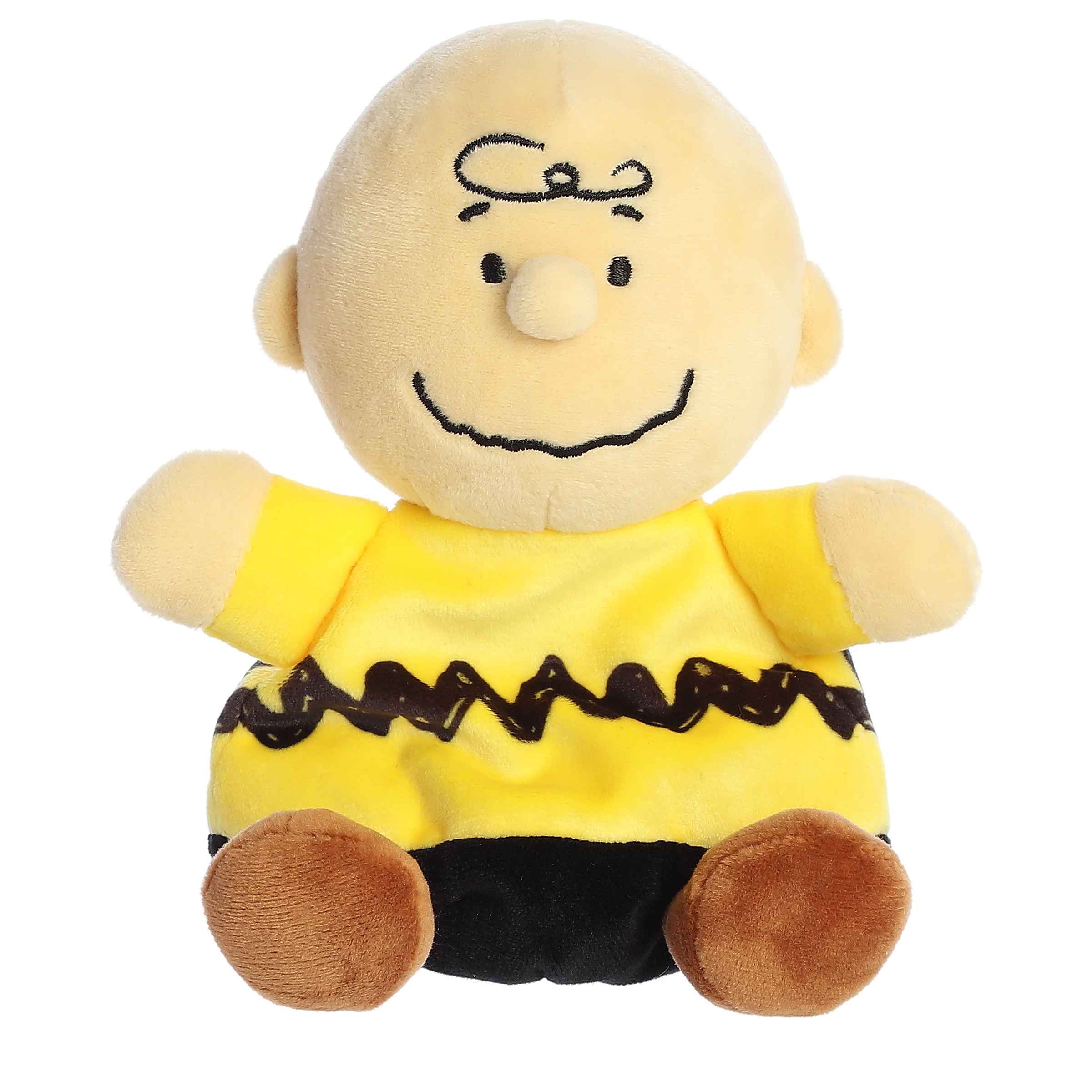 Aurora World Plush Palm Pals Charlie Brown Peanuts 5 Inch Pre