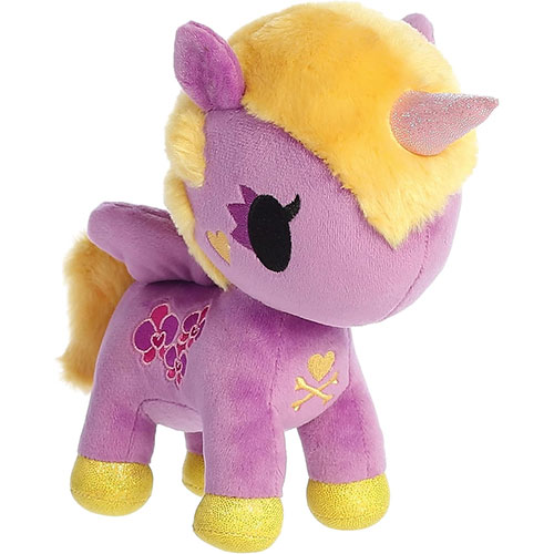 Aurora World Plush - Tokidoki Flower Power - ORCHID UNICORNO (Small - 7 ...