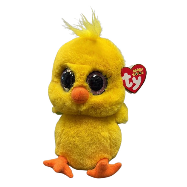 TY Beanie Baby (Boos) - CHIRPS the Yellow Chick (Regular Size - 6 inch ...