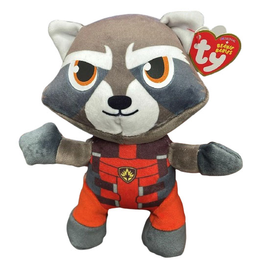 TY Beanie Baby Marvel Super Heroes - ROCKET RACCOON [2023](Soft Body ...
