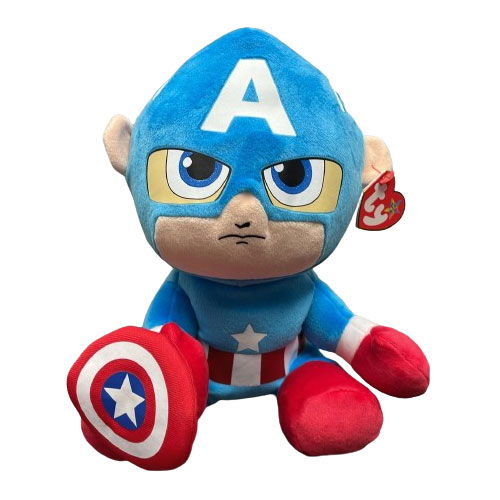 TY Beanie Buddy - Marvel Super Heroes - CAPTAIN AMERICA [2023](Soft ...