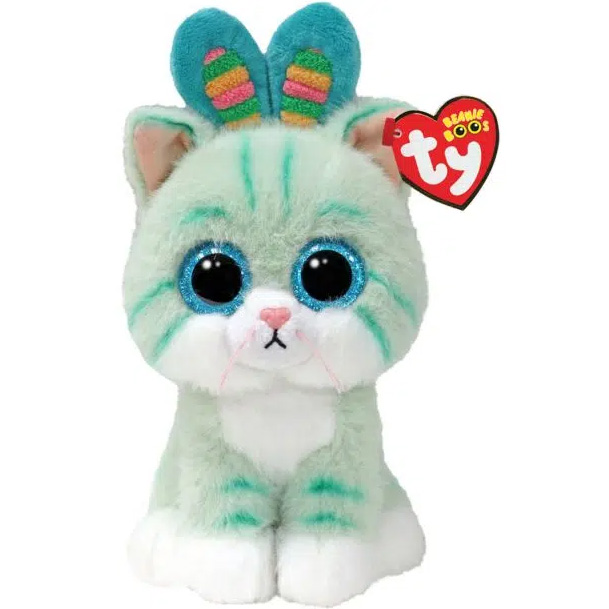 TY Beanie Boos - GUMDROP the Teal Cat (Regular Size - 6 inch ...