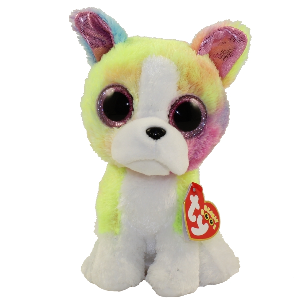 TY Beanie Boos - ISLA the Rainbow Bulldog (Glitter Eyes) (Regular Size ...