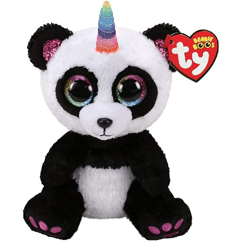TY Beanie Boos - PARIS the UniPanda Bear (Glitter Eyes)(Regular Size ...