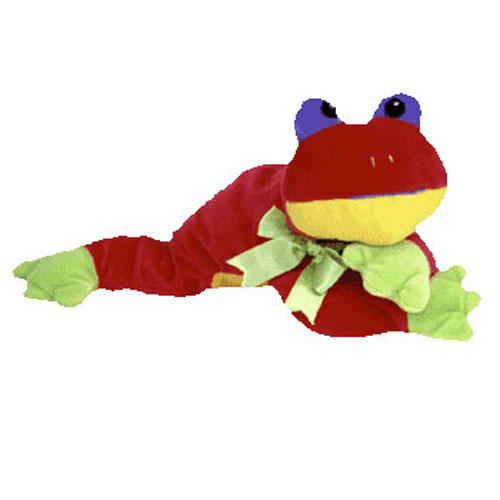 TY Pillow Pal - RIBBIT the Frog (Red Version) (13 inch): BBToyStore.com ...