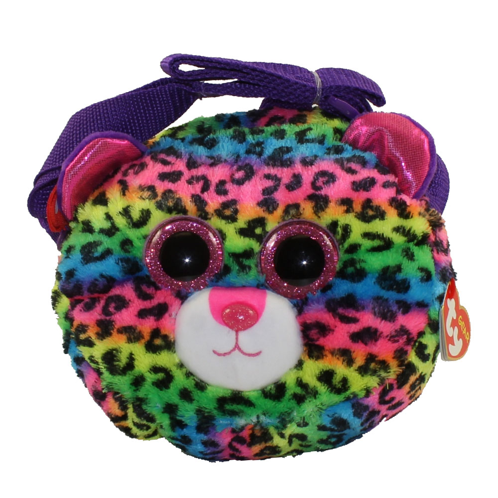 TY Gear Purse - DOTTY the Rainbow Leopard (8 inch): BBToyStore.com ...