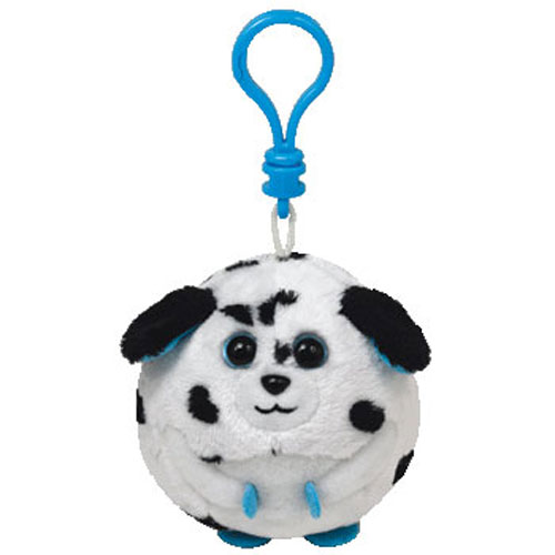 TY Beanie Ballz - RASCAL the Dalmation Dog (Plastic Key Clip - 2.5 inch ...