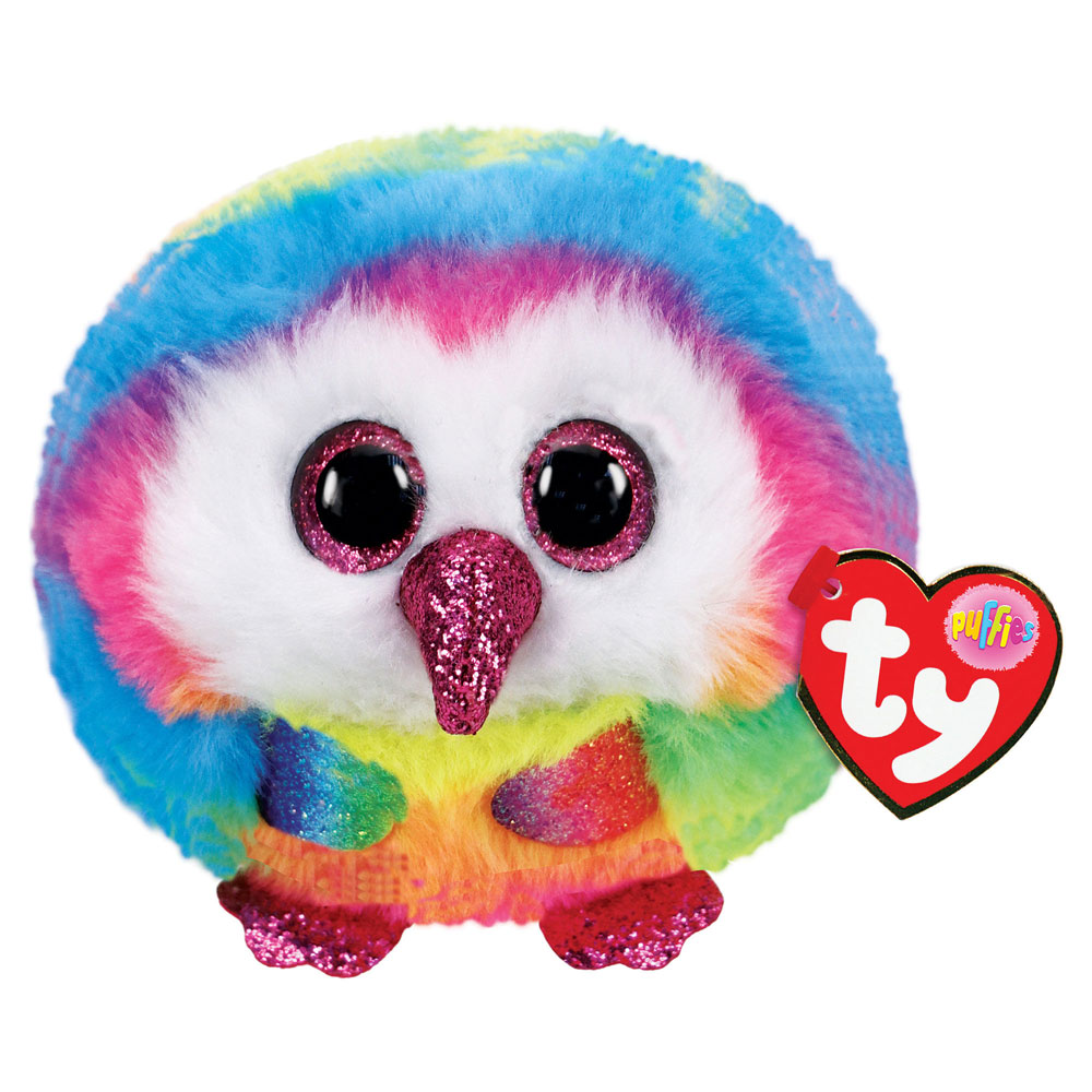 Ty Puffies Owen The Owl 3 Inch Toys Plush