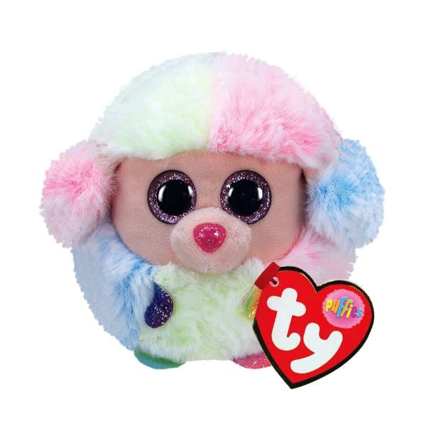 TY Puffies - RAINBOW the Poodle (3 inch): BBToyStore.com - Toys, Plush ...