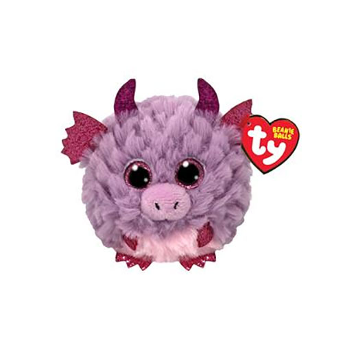 TY Puffies (Beanie Balls) Plush - SPARK the Dragon (3 inch): BBToyStore ...