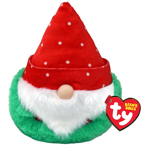 TY Puffies (Beanie Balls) Plush - TOPSY the Christmas Gnome (3 inch ...