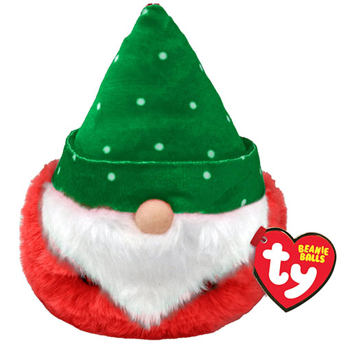 TY Puffies (Beanie Balls) Plush - TURVEY the Christmas Gnome (3 inch ...