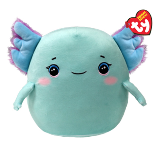 TY Beanie Squishies (Squish-A-Boos) Plush - CHARLIE the Axolotl (10 ...