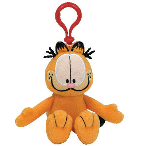 TY Beanie Baby - GARFIELD the Cat ( Plastic Key Clip ) (4.5 inch ...