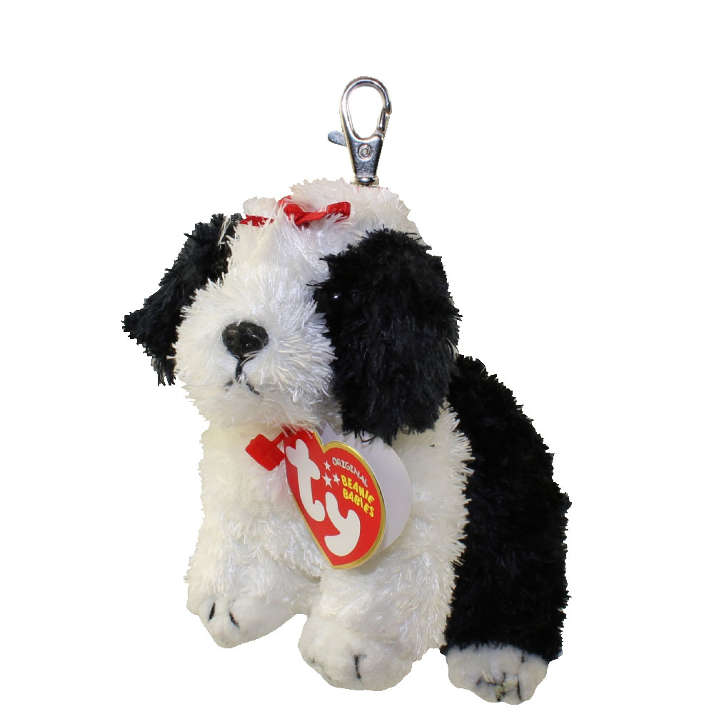TY Beanie Baby - POOFIE the Dog ( Metal Key Clip ) (4.5 inch ...