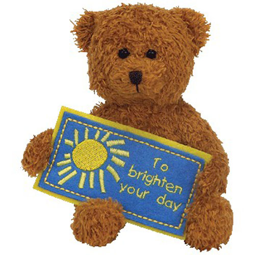 TY Beanie Baby - TO BRIGHTEN YOUR DAY the Bear (Greetings Collection ...
