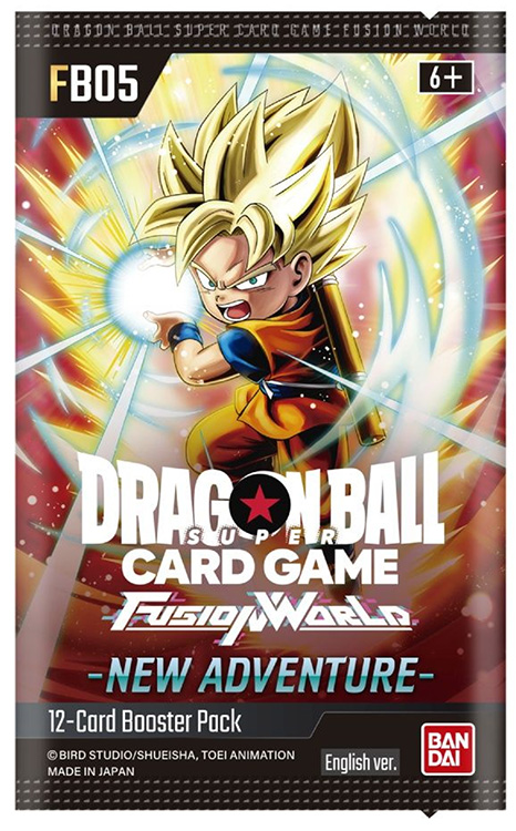 Bandai Dragon Ball Super Trading Cards - Fusion World New Adventure ...