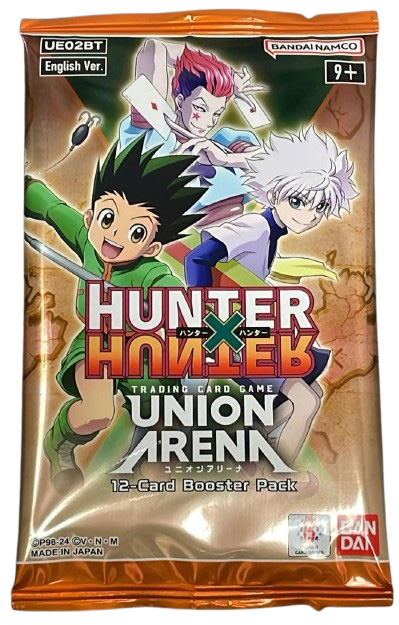 Union Arena English TCG - Hunter X Hunter UE02BT - BOOSTER PACK [12 Cards]: BBToyStore.com ...