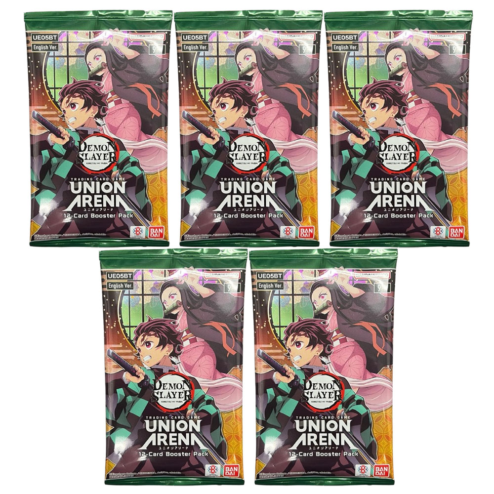 Union Arena English TCG - Demon Slayer UE05BT - BOOSTER PACKS [5 Pack ...