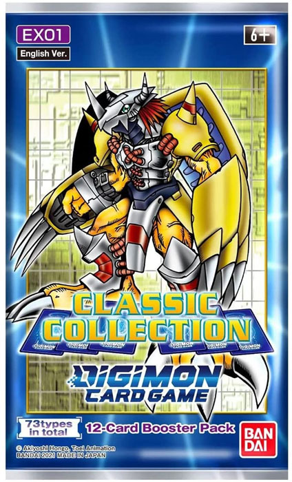 Digimon English Trading Card Game - Classic Collection EX01 - BOOSTER ...