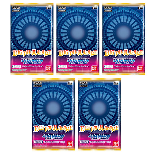 Digimon English Trading Card Game - Digital Hazard EX02 - BOOSTER PACKS ...