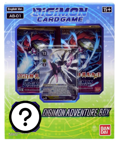 Digimon TCG - AB-01 ADVENTURE BOX (Mastemon Promo, 2 Packs & 1 Random ...