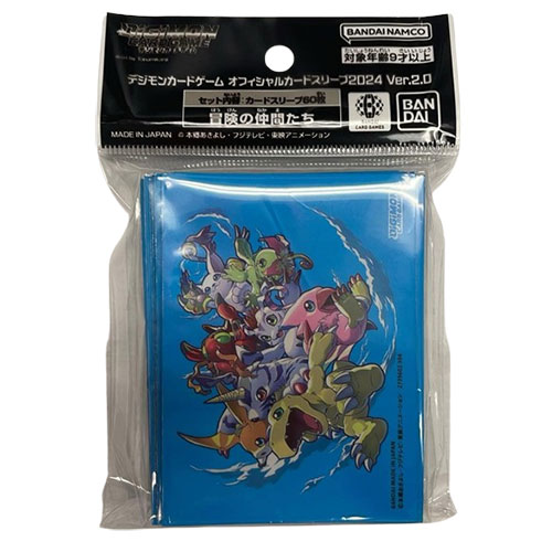 Digimon Trading Card Supplies - Deck Sleeves - FRIENDS OF ADVENTURE (60 ...
