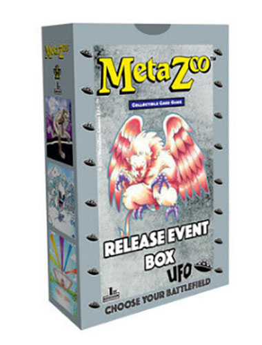 MetaZoo CCG - Cryptid Nation UFO - RELEASE EVENT BOX (39-Card Deck, 3 Boosters, 1 Holo ...