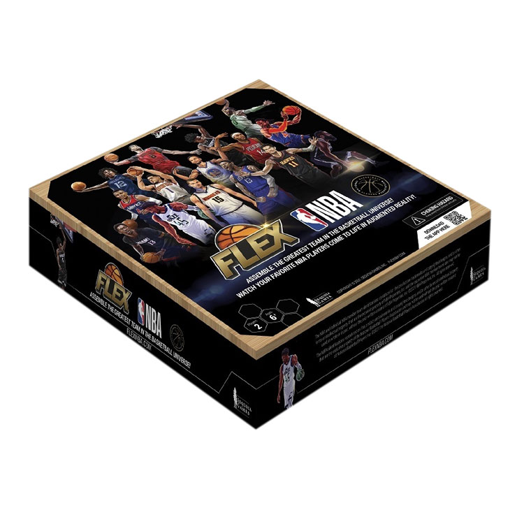 Flex NBA Series 1 Board Game - STARTER KIT (Court, 10 Flexagon Tiles, 2 ...
