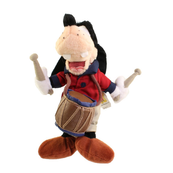 Disney Bean Bag Plush - 4th OF JULY GOOFY "FIFE & DRUM CORP" (Mickey ...