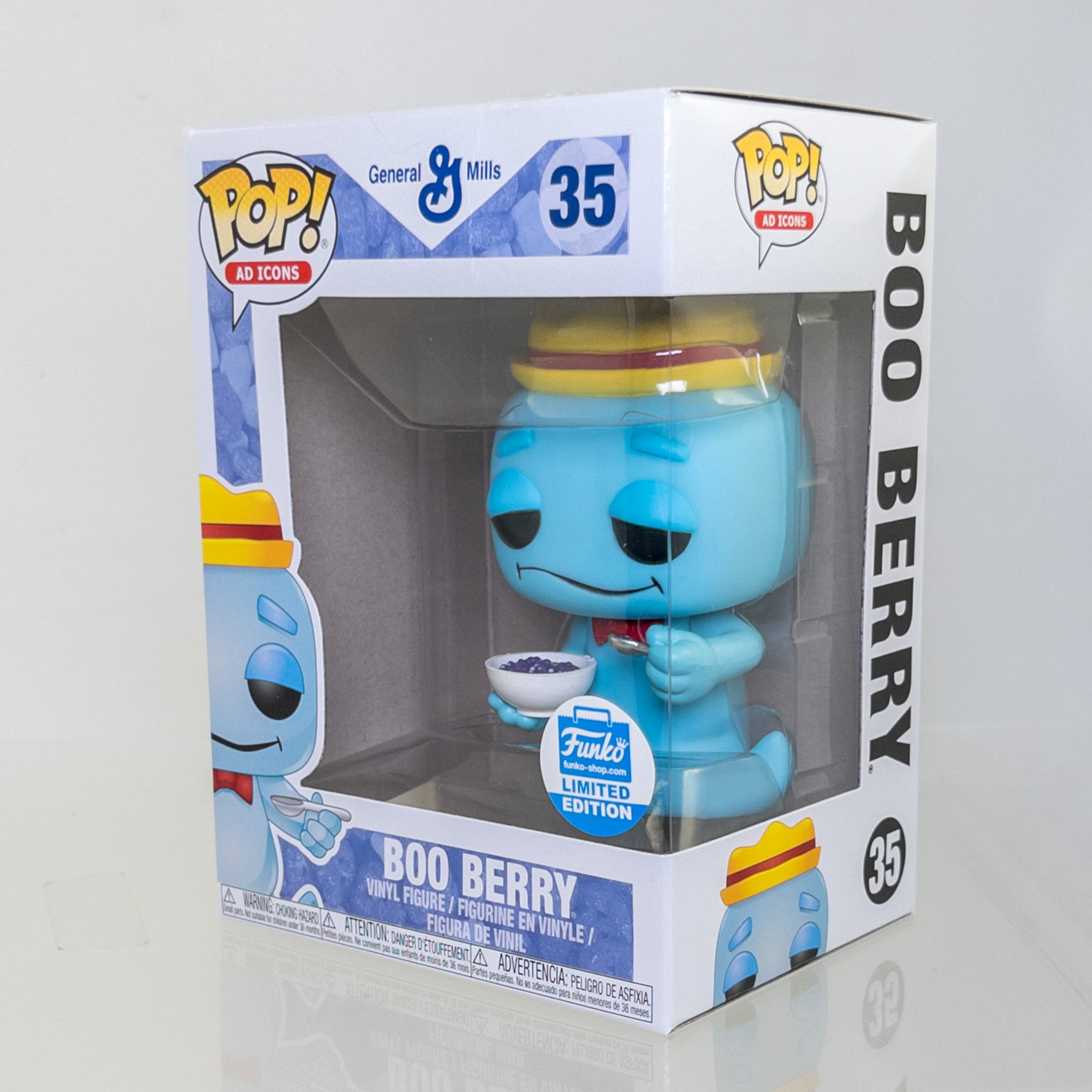 Funko POP! Ad Icons Vinyl Figure - BOO BERRY #35 *Exclusive* *NON-MINT ...