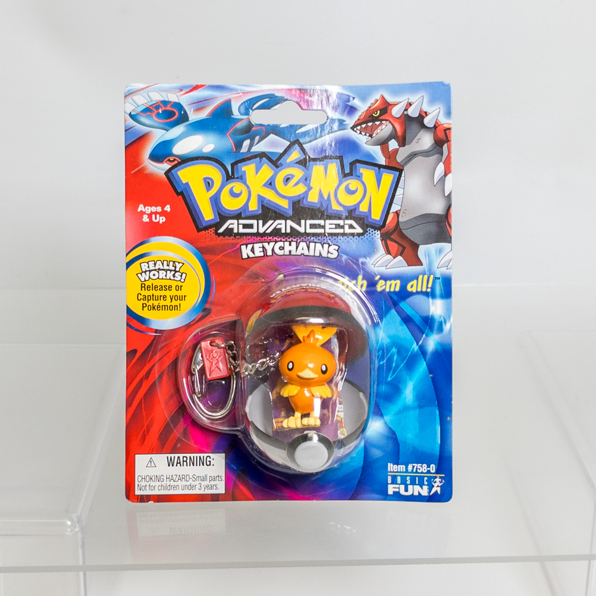 Basic Fun - 2004 Pokemon Advanced Pokeball Keychain Series 9 - TORCHIC ...