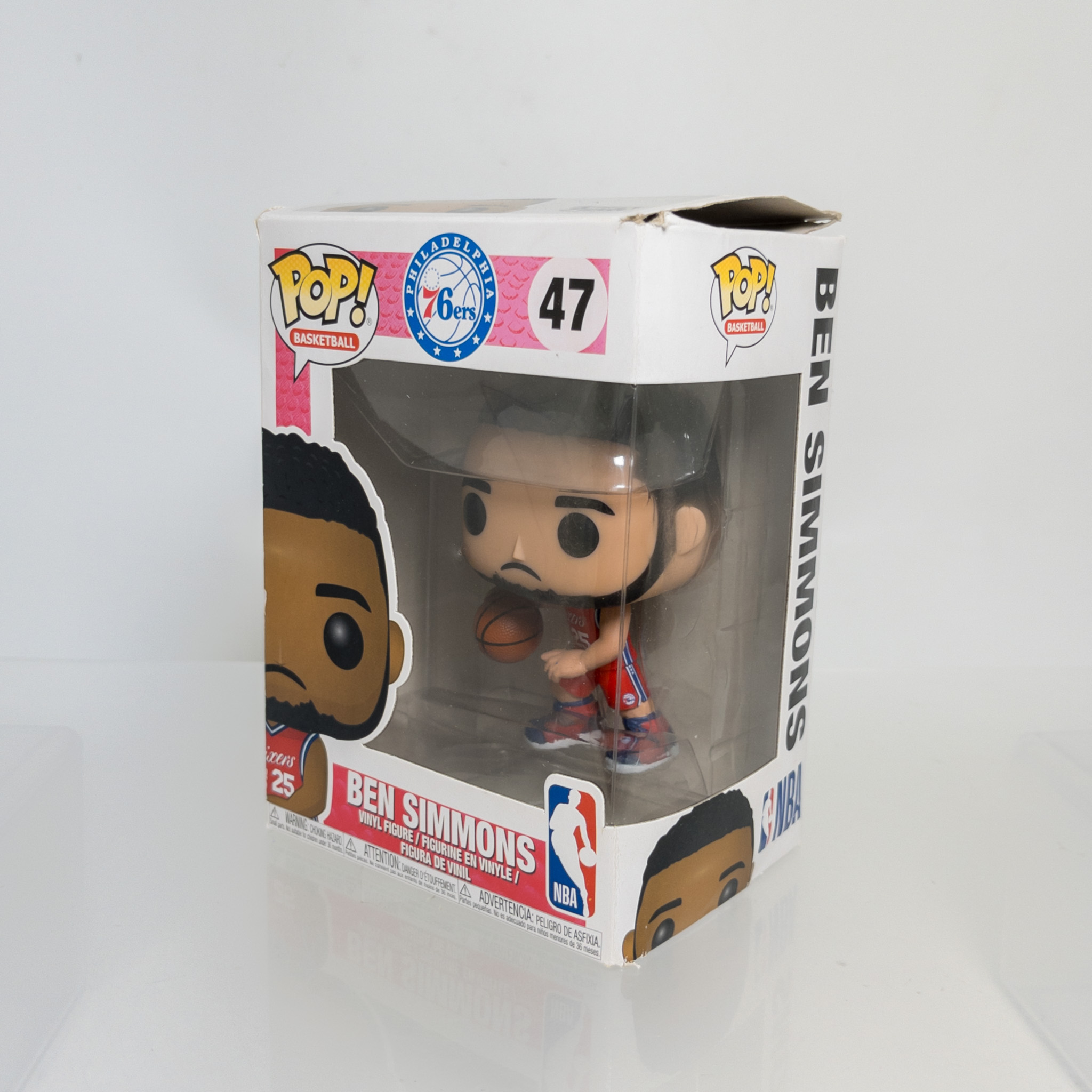 Funko POP! NBA Wave 4 - Vinyl Figure - BEN SIMMONS #47 (Philadelphia ...