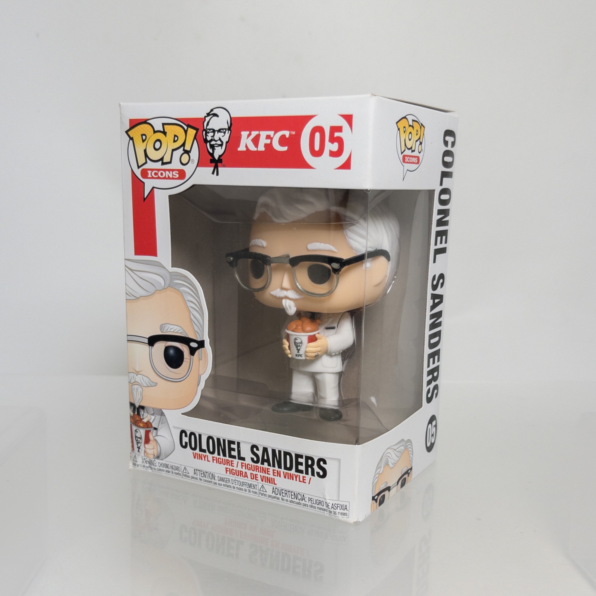 Funko POP! Icons - Kentucky Fried Chicken (KFC) Vinyl Figure - COLONEL ...