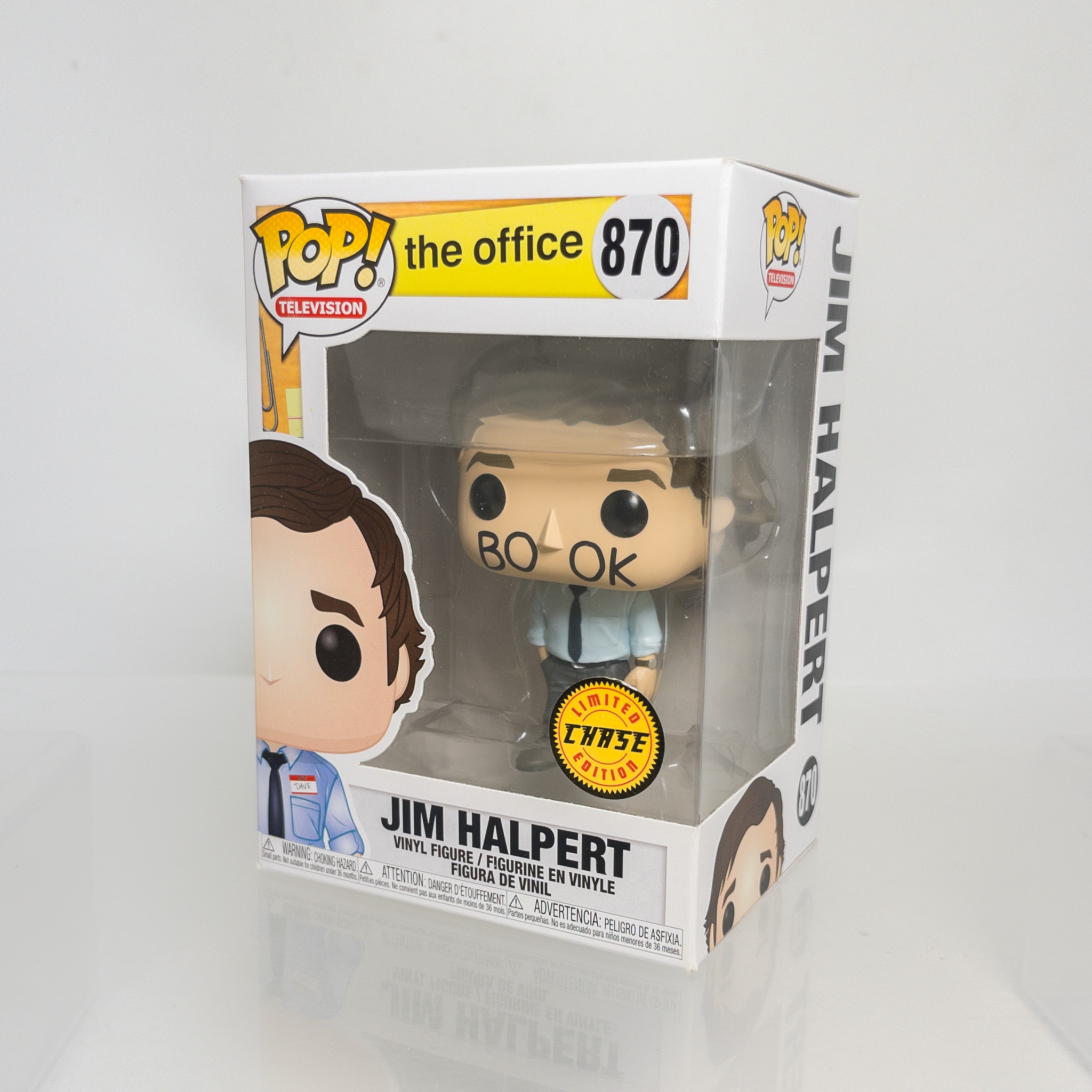 Funko POP! Television - The Office Vinyl Figure - JIM HALPERT (Bookface ...