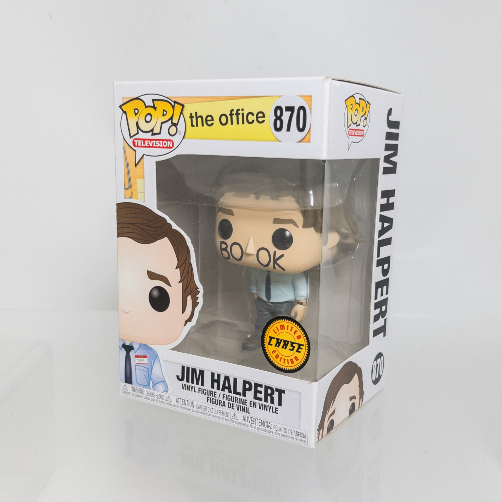 Funko POP! Television - The Office Vinyl Figure - JIM HALPERT (Bookface ...