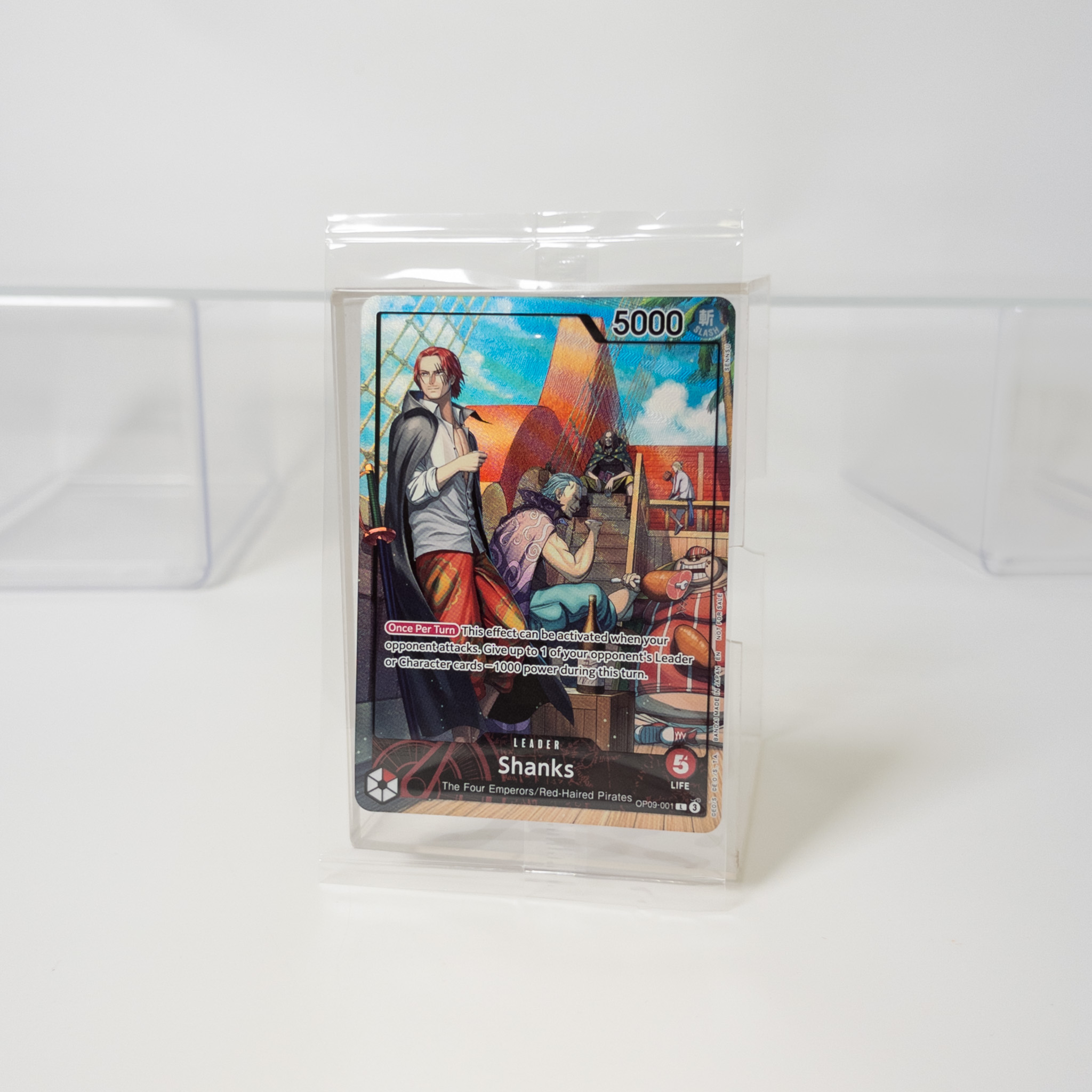 Bandai One Piece Trading Cards - OP09-001 Shanks (PSA Exclusive Sealed ...