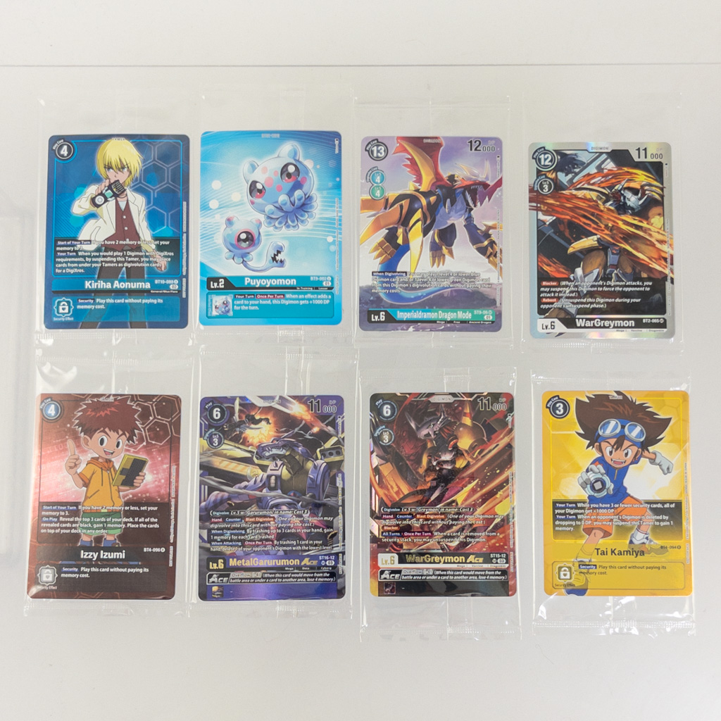 Digimon Trading Cards - Lot of 8 Box Topper Promo Cards: BBToyStore.com ...