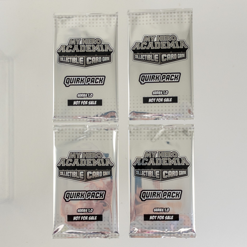 My Hero Academia Trading Cards - Lot of 4 Quirk Packs Series 1.0 ...