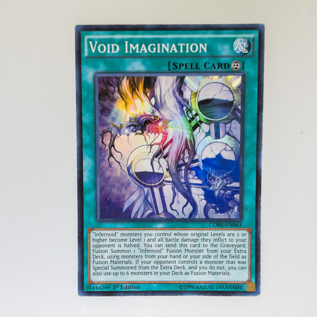 Yu-Gi-Oh Card - CORE-EN063 - VOID IMAGINATION (super rare holo) *Non ...
