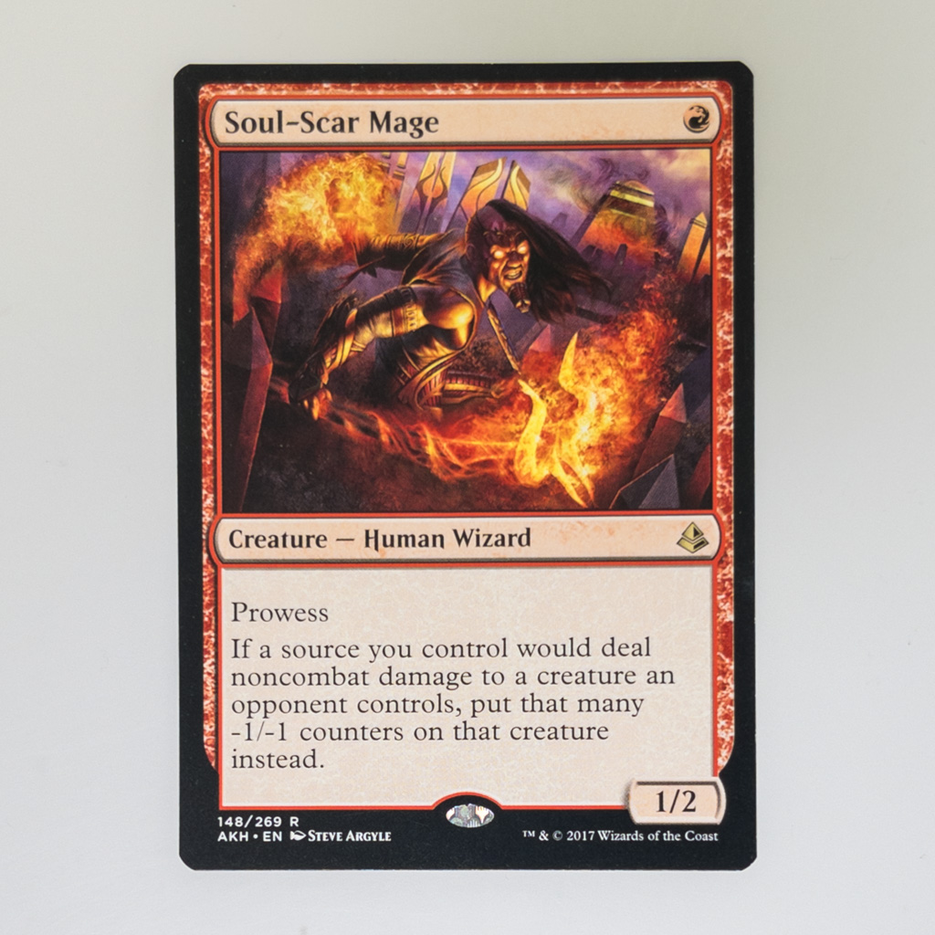 Magic the Gathering Card - Amonkhet 148/269 - SOUL-SCAR MAGE *NM ...
