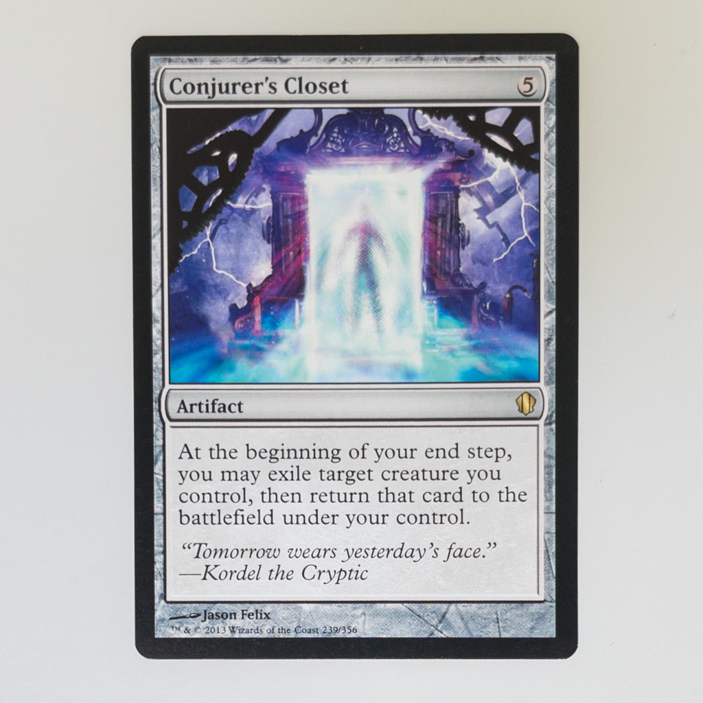 Magic the Gathering Card - Commander 2013 239/356 CONJURER'S CLOSET *NM ...