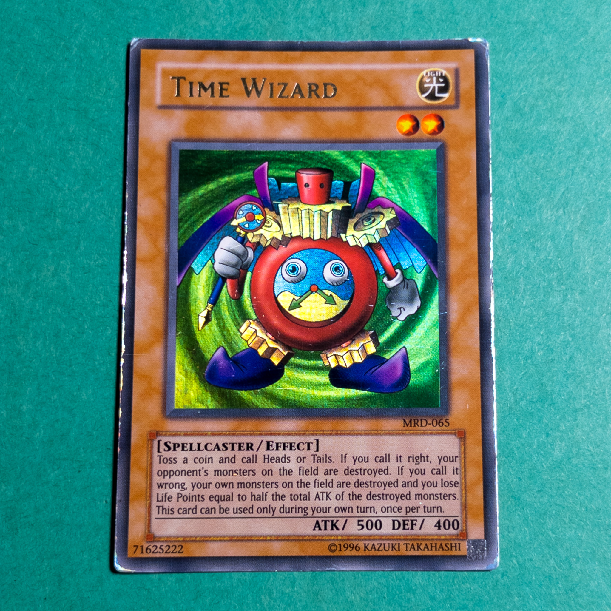 Yu-Gi-Oh Card - MRD-065 - TIME WIZARD (ultra rare holo) *NM - Played ...