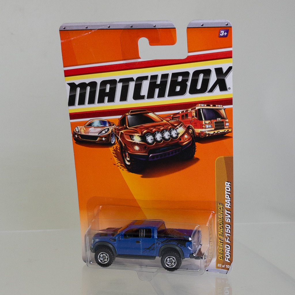 Mattel - Matchbox - Desert Endurance Ford F150 SVT Raptor Blue *NON ...