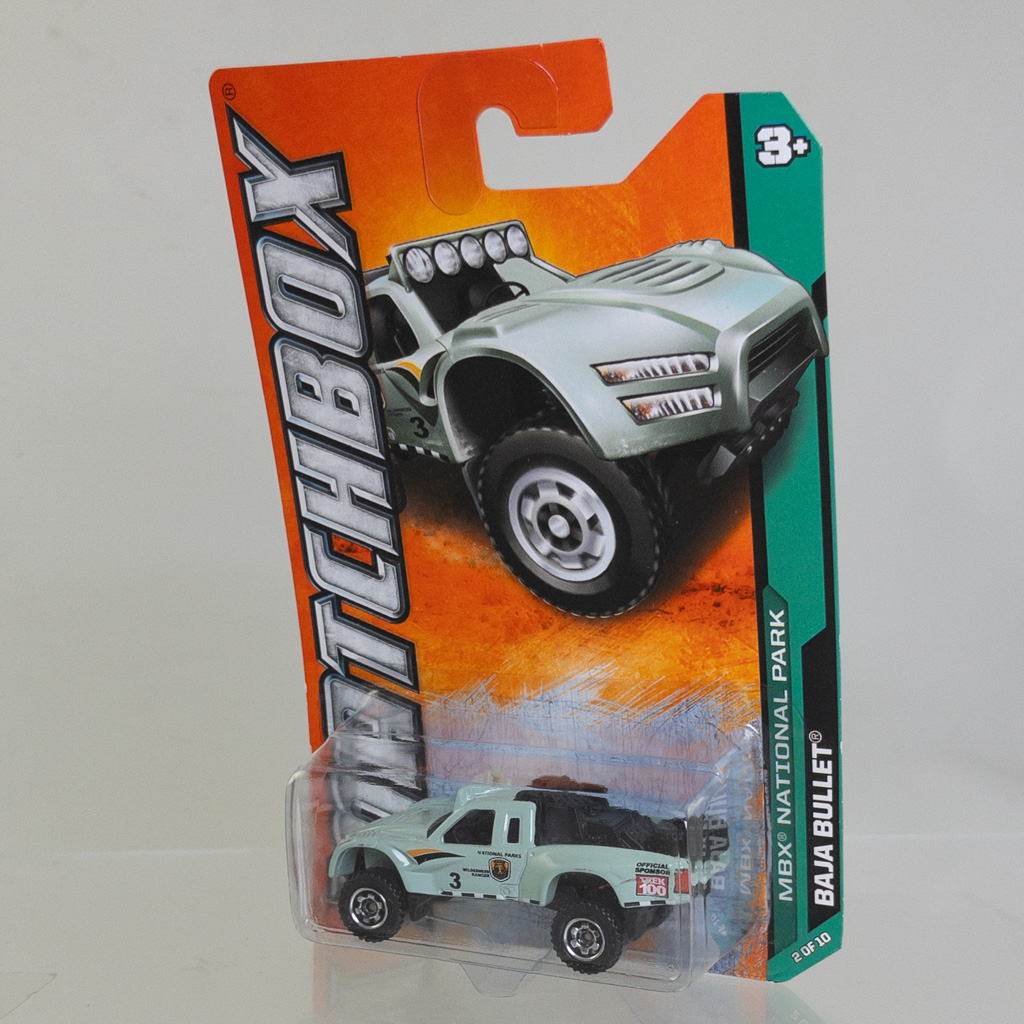 Mattel - Matchbox - MBX National Park Baja Bullet Mint Green *NON-MINT ...