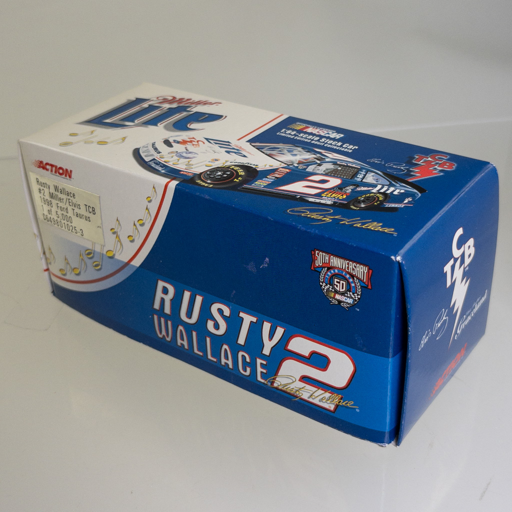 Action - 1:64 Scale - Rusty Wallace 1998 Taurus Miller Lite/Elvis TCB ...
