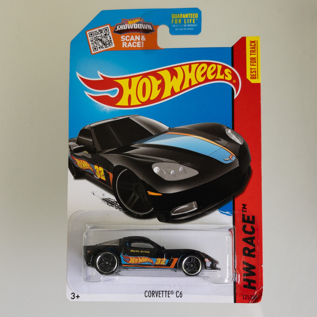 Hot Wheels - HW Race - Corvette C6 Black 131/250 *NON-MINT*: BBToyStore.com - Toys, Plush ...