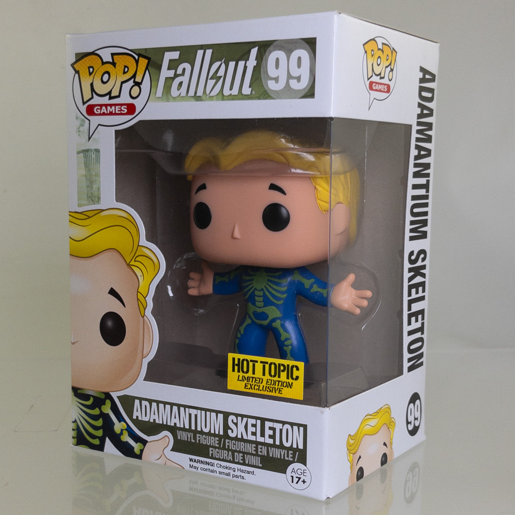 Funko POP! Games - Fallout Vinyl Figure - ADAMANTIUM SKELETON #99 ...