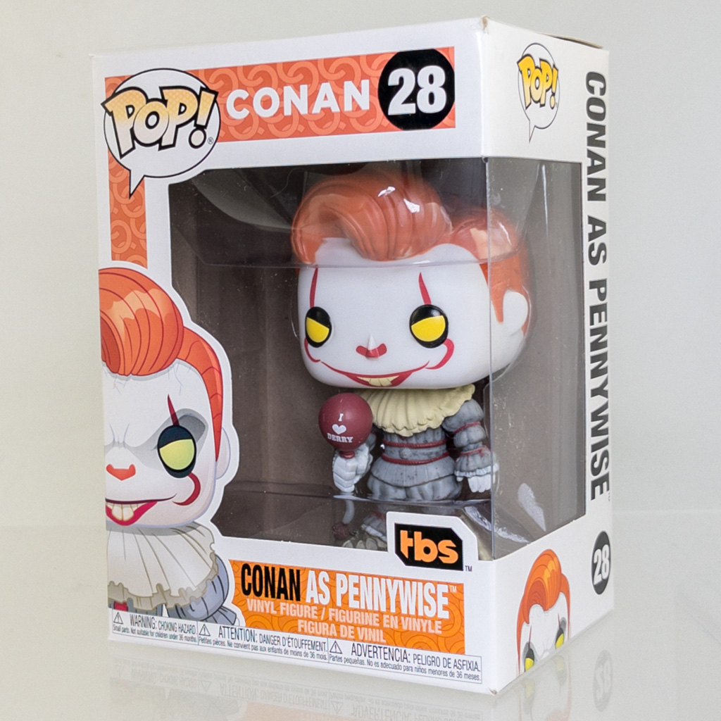Funko POP! TV Conan O'Brien TBS Vinyl Figure - CONAN AS PENNYWISE #28 ...